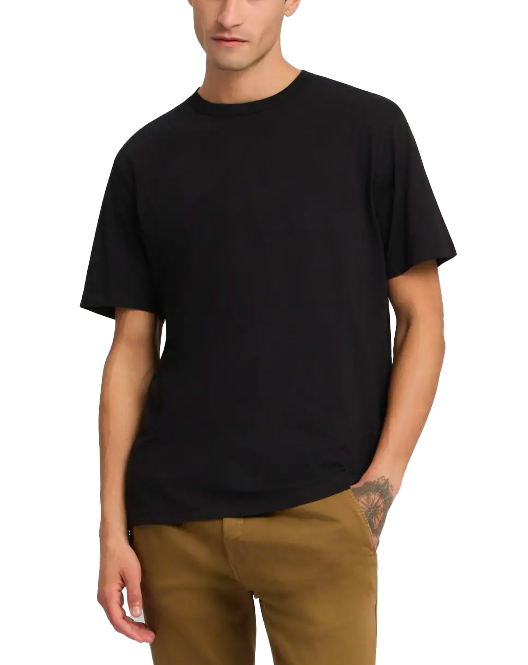 Replay R T Shirt Tonal Logo Black – GHIA MENSWEAR